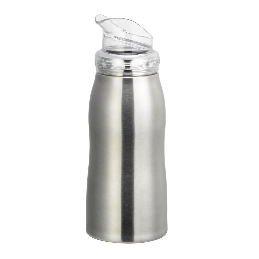 Service Ideas VersaVac Brushed Stainless Finish Vacuum Insulated Bottle ...