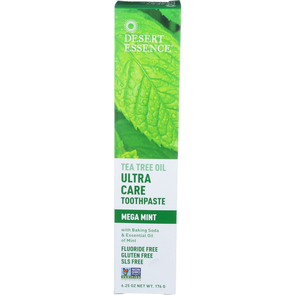 Desert Essence Tea Tree Oil Ultra Care Toothpaste, 6.25 Ounce ...