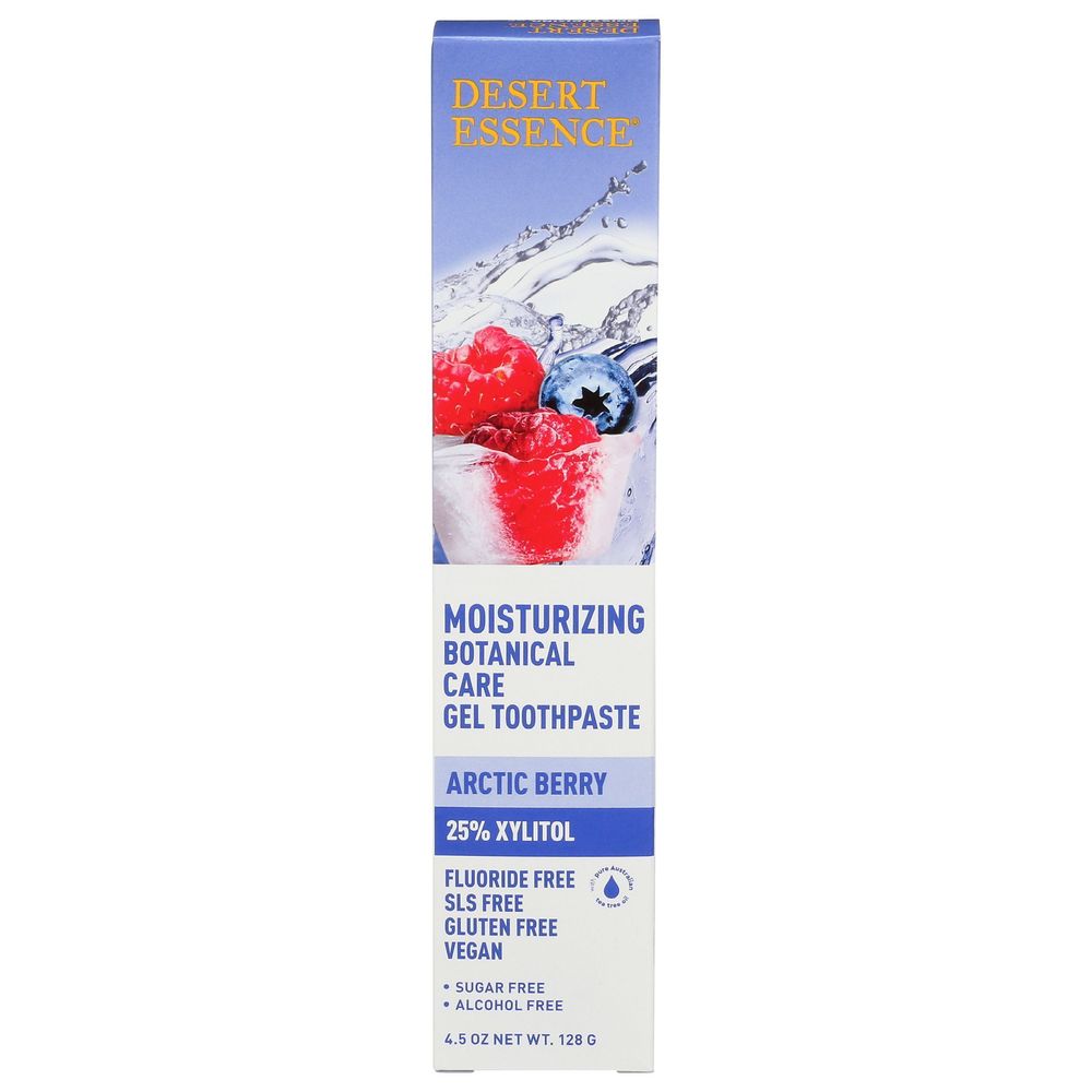 Desert Essence Arctic Berry Moisturizing Botanical Care Gel Toothpaste ...