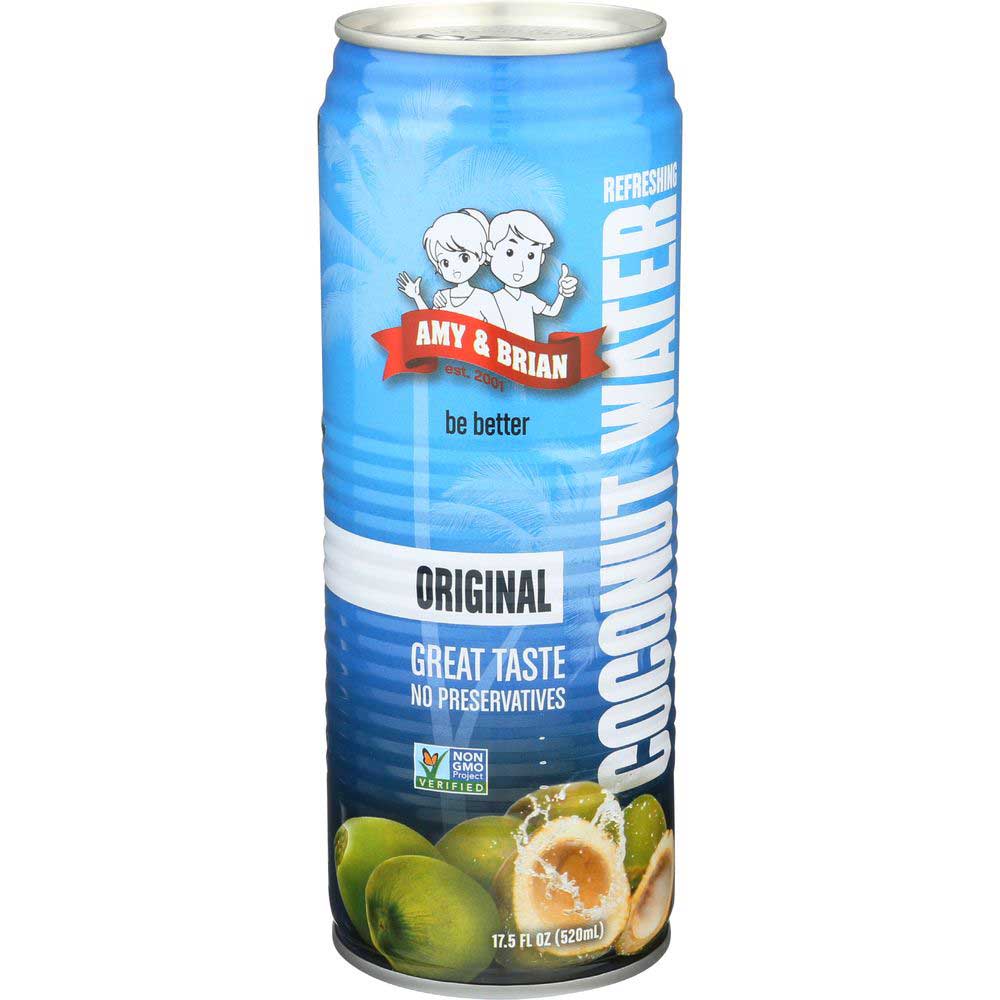 Amy and Brian All Natural Original Coconut Water Case | FoodServiceDirect