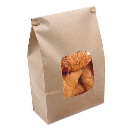 Bagcraft Natural Stand Up Bakery Bag, 6 x 9.5 inch -- 500 per case