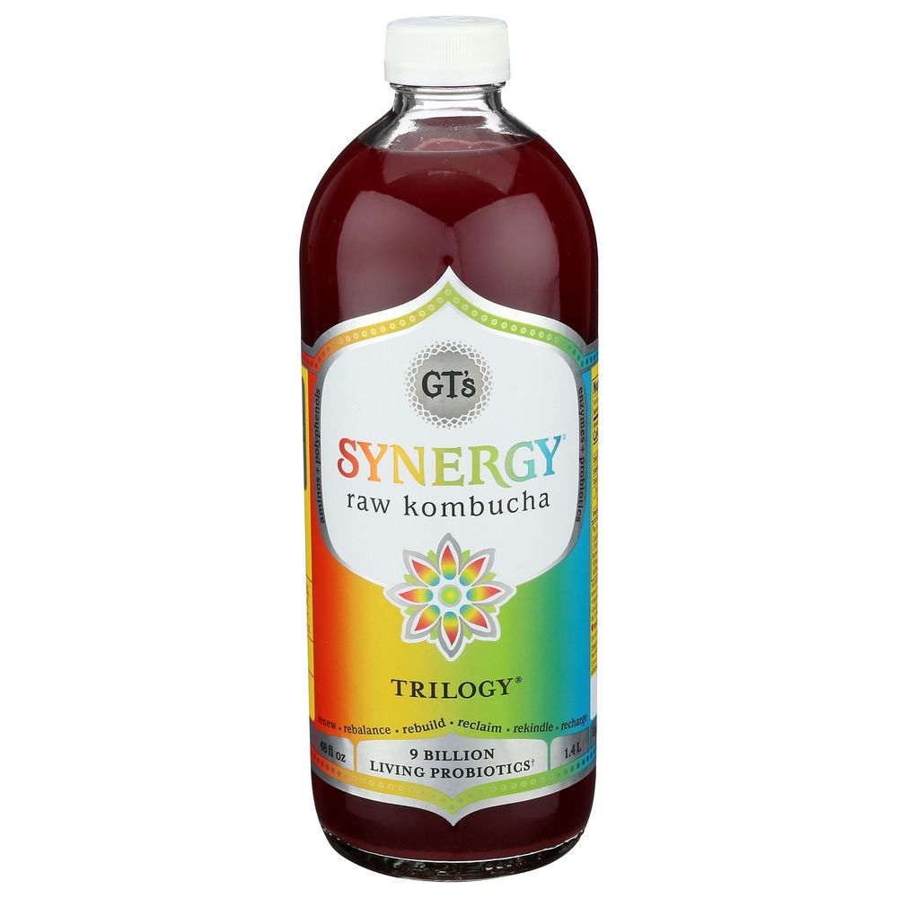 GTs Organic Synergy Triology Kombucha, 48 Fluid Ounce -- 6 per case