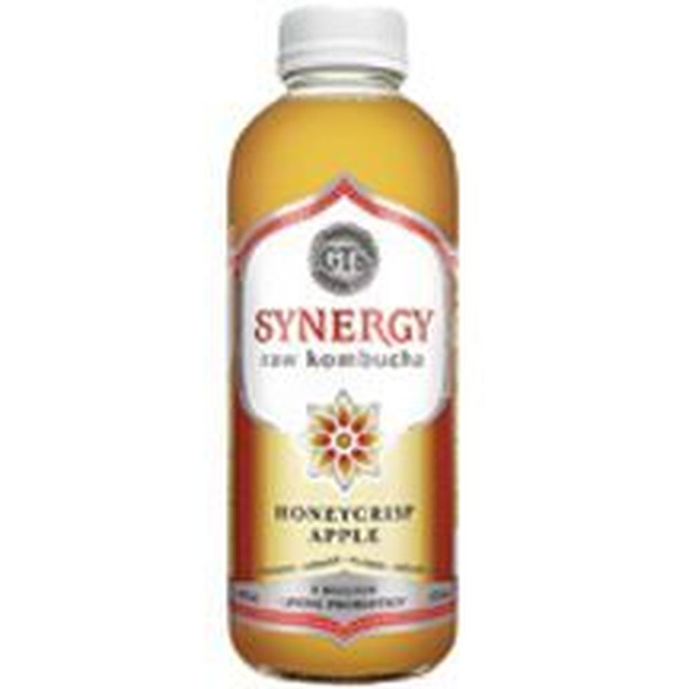 GTs Synergy Organic Honeycrisp Apple Raw Kombucha, 16 Fluid Ounce -- 12 ...