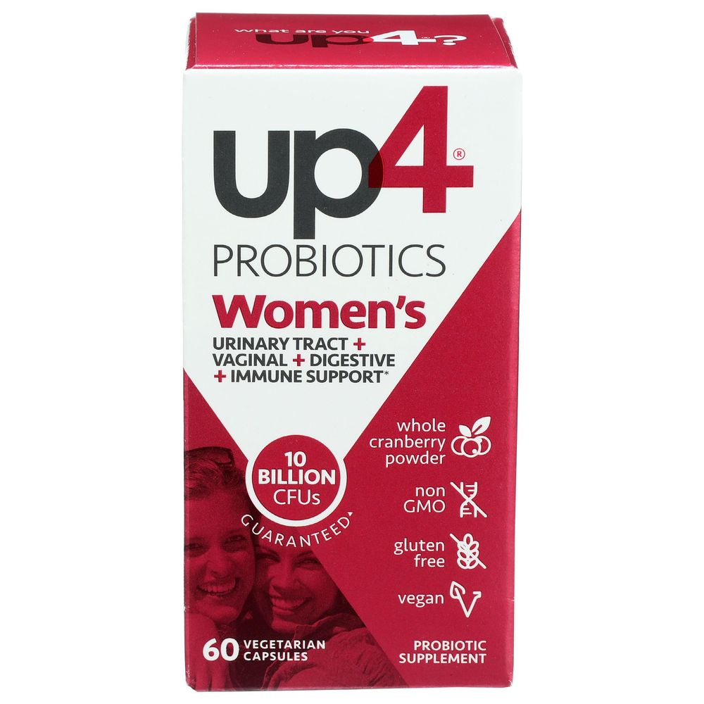 UP4 Womens Probiotic Cranberry Vegetarian Capsules, 60 count ...
