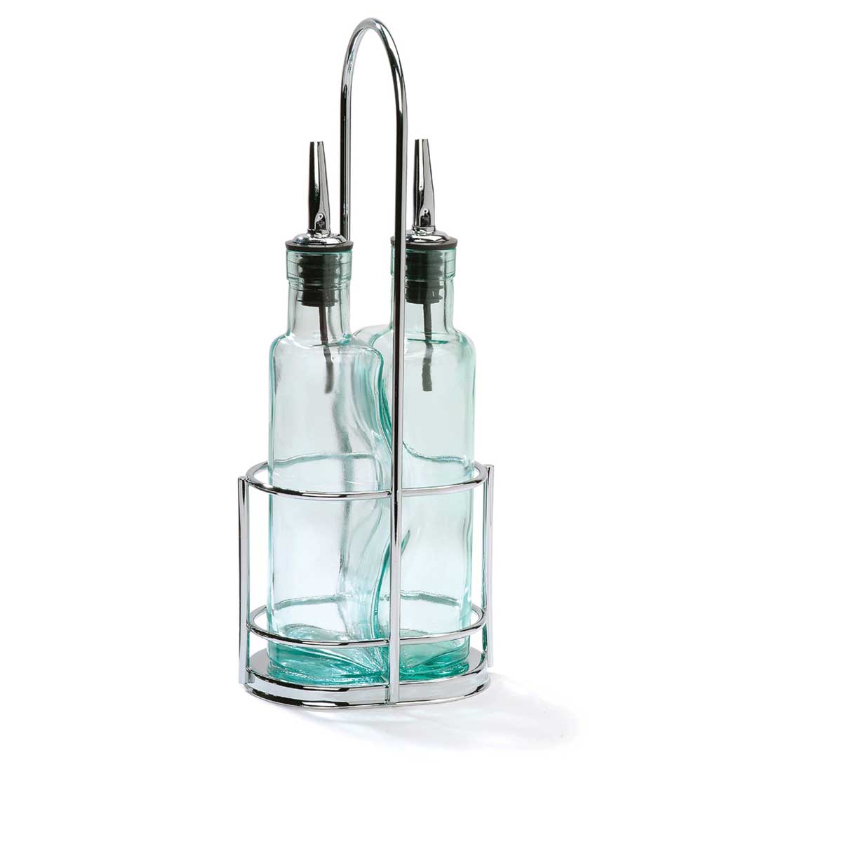 Tablecraft Gemelli Collection Chrome Cruet Set, 8.5 Ounce -- 6 per case