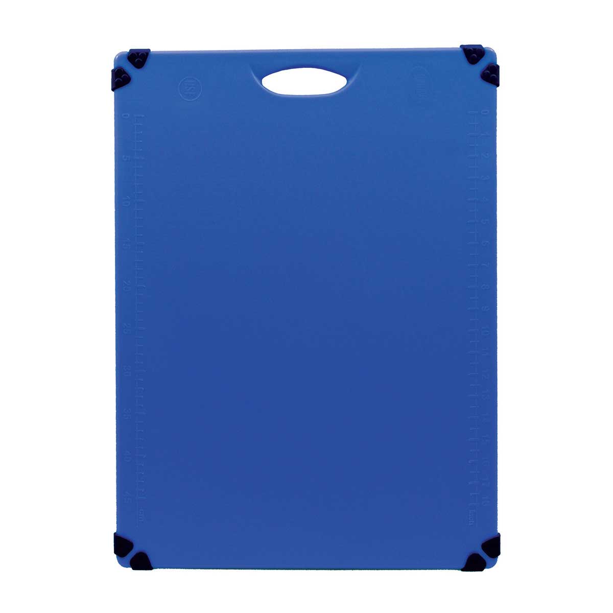 Tablecraft Grippy Polypropylene Blue Color Coded Cutting Board, 24 x 18 ...
