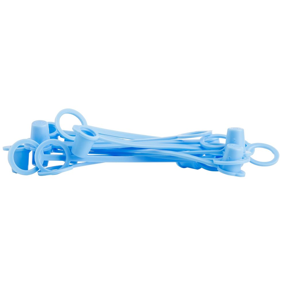Tablecraft Sani-Cap Light Blue Tethered Cap Fits Standard TipTop ...