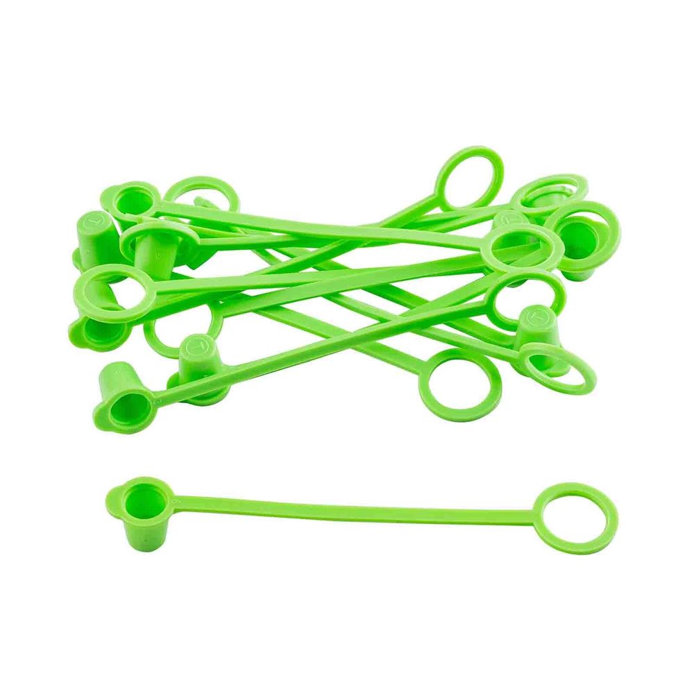 Tablecraft Sani-Cap Light Green Tethered Cap Fits Standard TipTop ...
