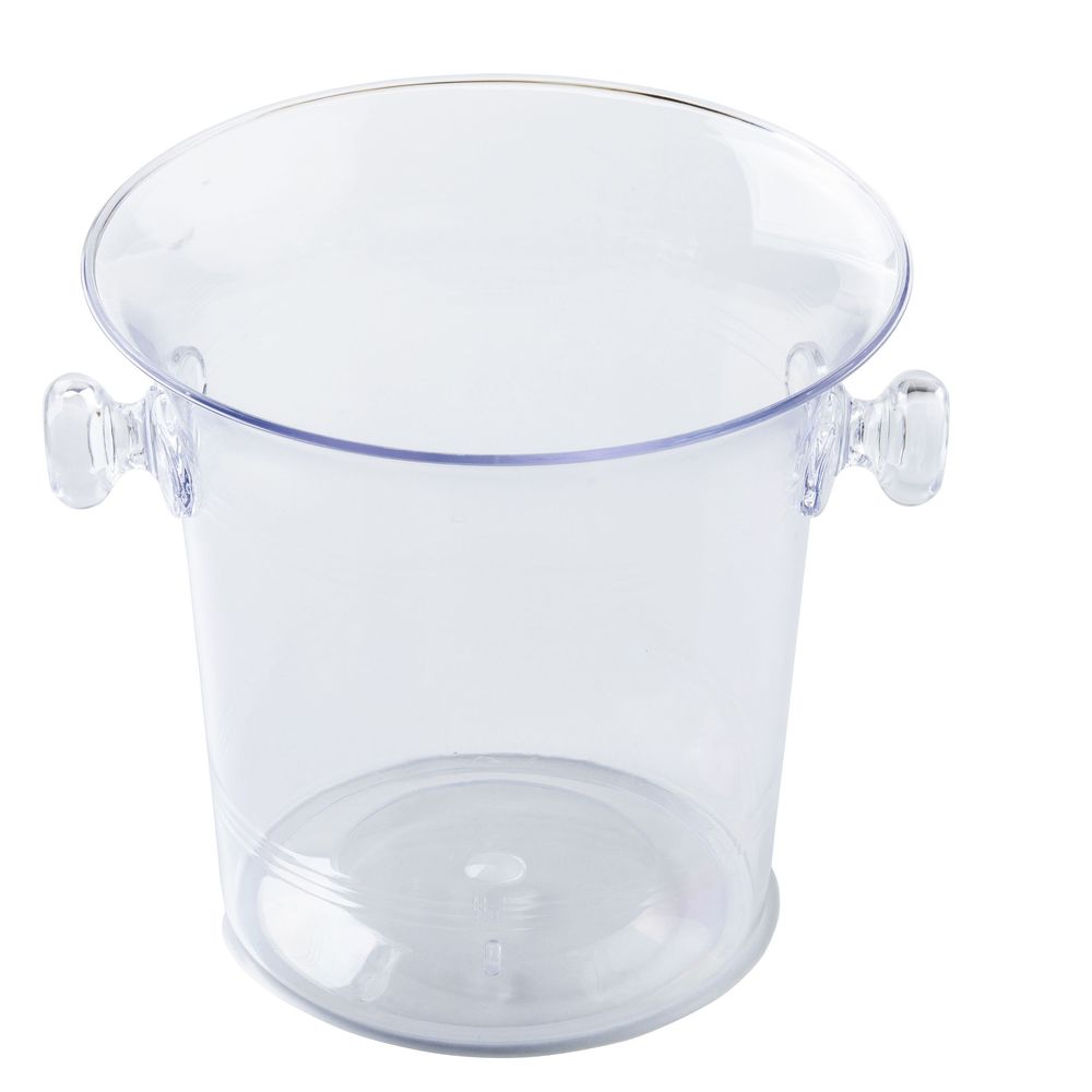 Tablecraft Styrene Acrylonitrile Clear Wine Bucket, 3.5 Quart Capacity