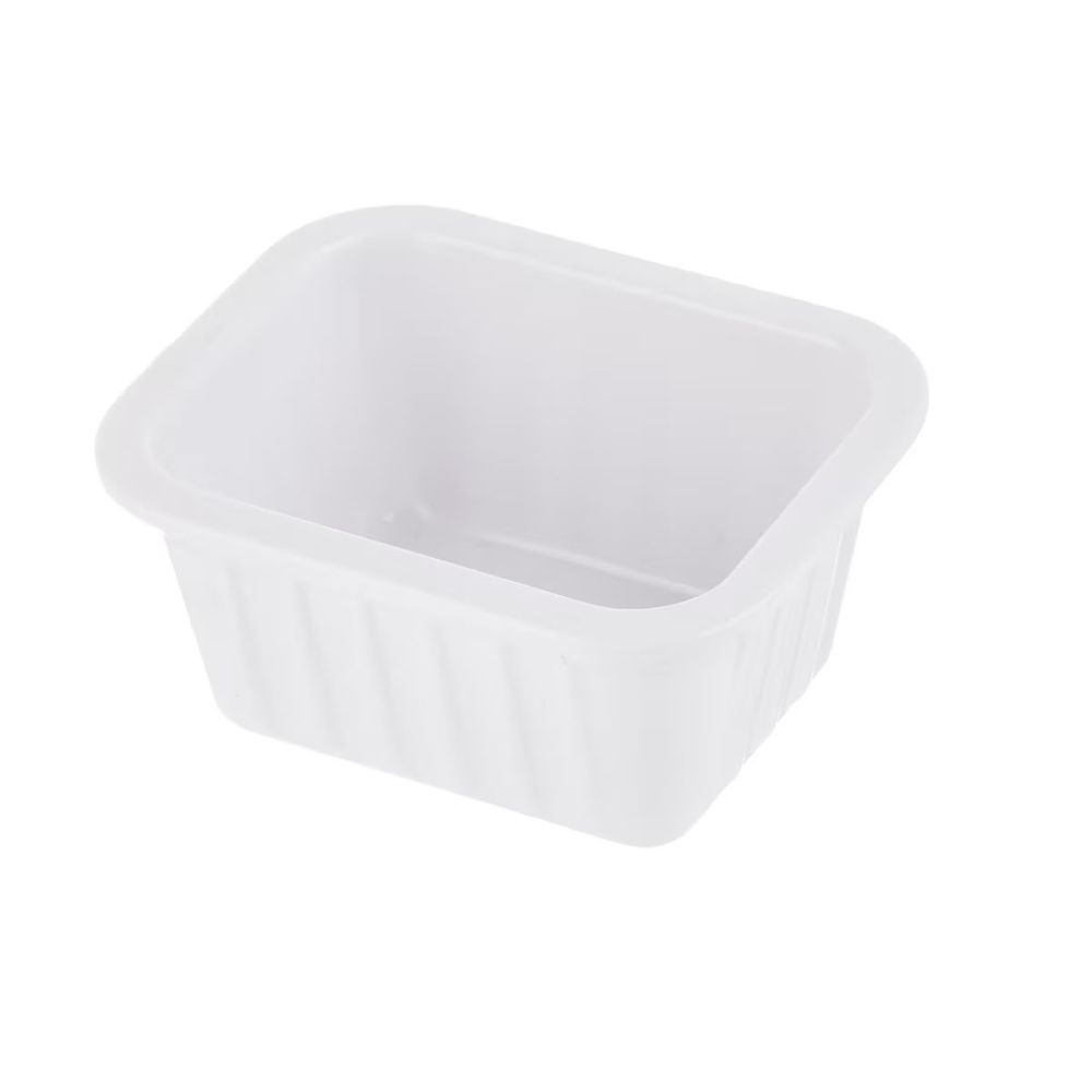 Tablecraft Better Burger Collection Rectangular Melamine Sauce Cup, 2 ...