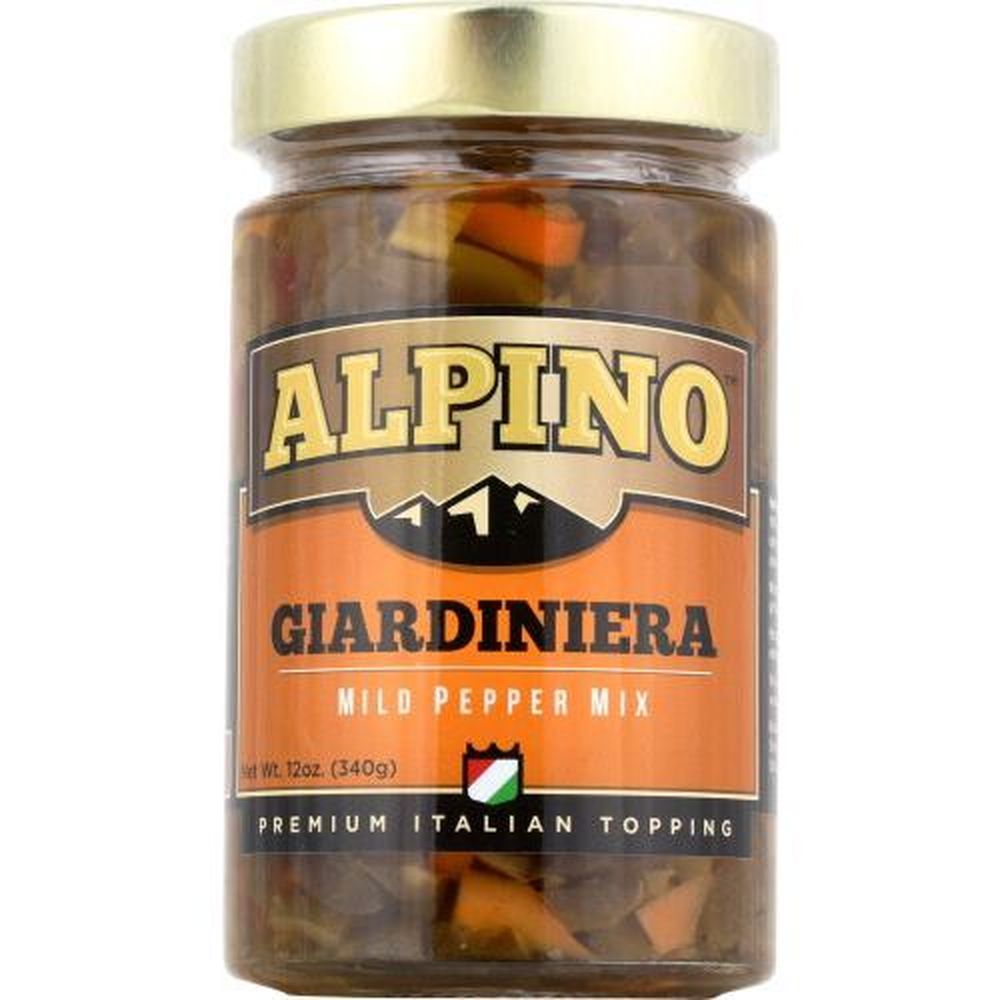 Alpino Giardiniera Mild Pepper Mix, 12 Ounce -- 6 per case
