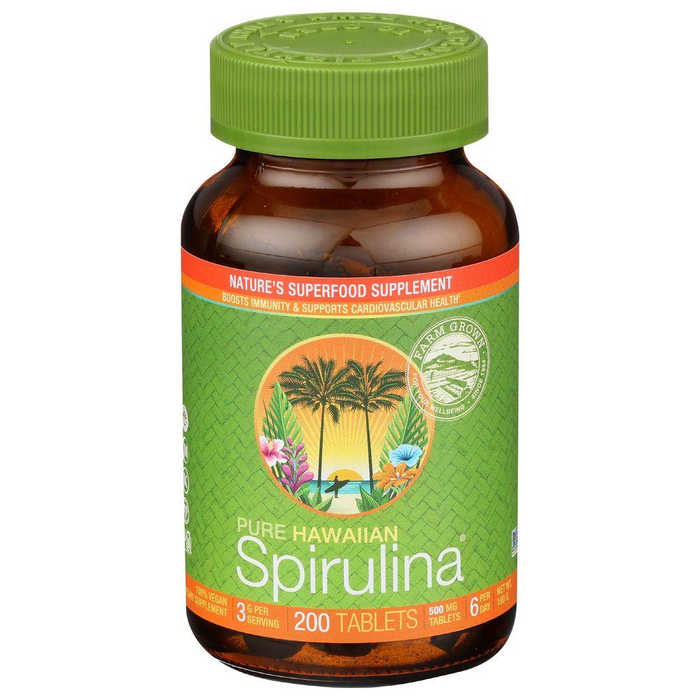 Nutrex Hawaiian Spirulina 500mg Tablet, 200 count