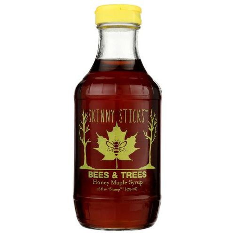 Skinny Sticks Honey Maple Blend Syrup, 16 Fluid Ounce -- 6 per case