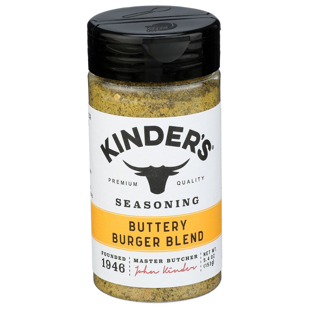 Kinders Buttery Burger Blend Seasoning, 5.4 Ounce -- 6 per case