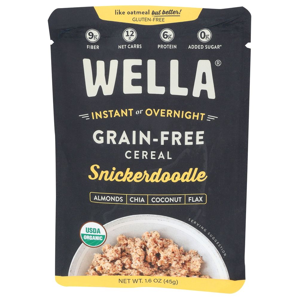 Wella Gain Free Snickerdoodle Cereal, 1.6 Ounce -- 10 per case