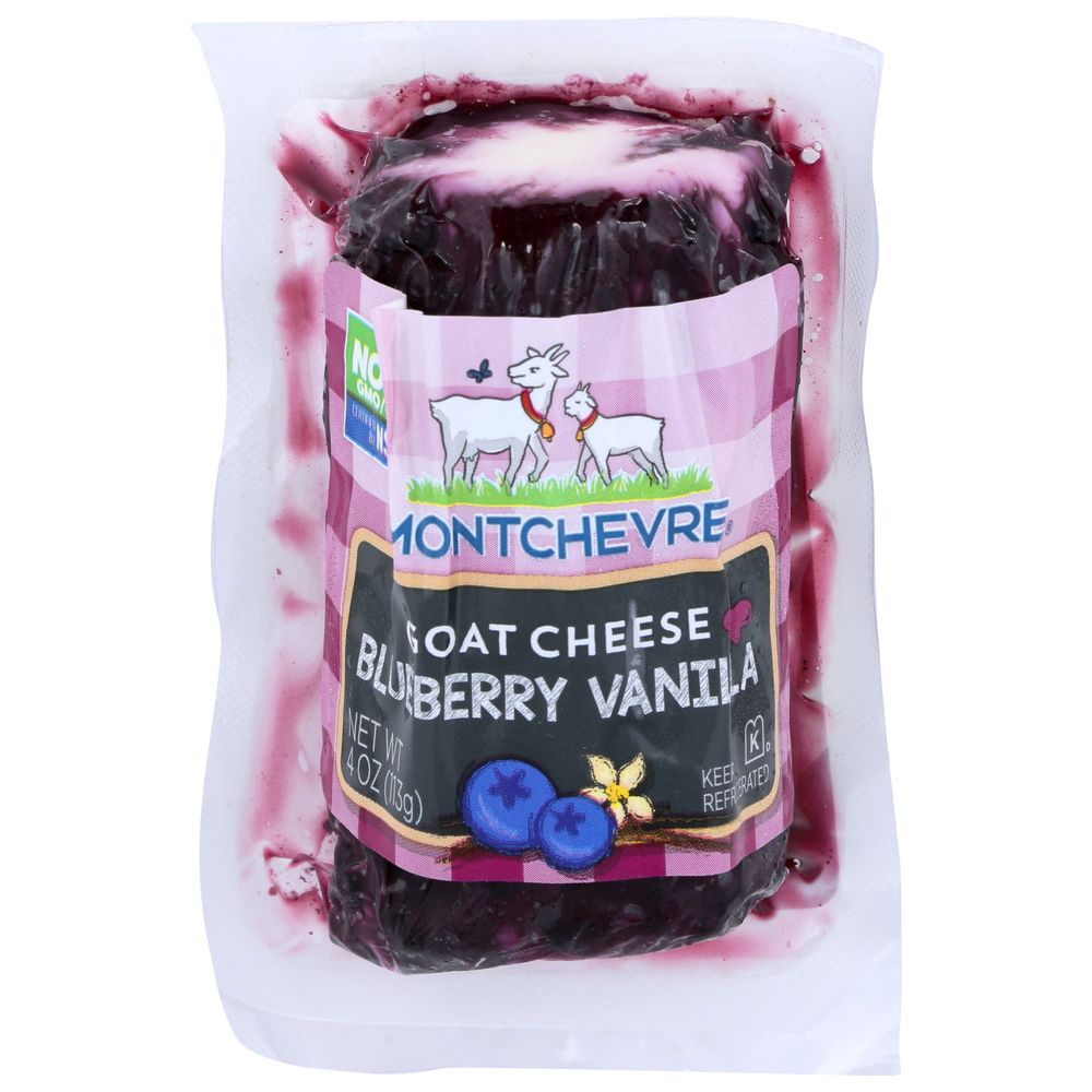 Montchevre Blueberry Vanilla Goat Cheese, 4 Ounce -- 12 per case