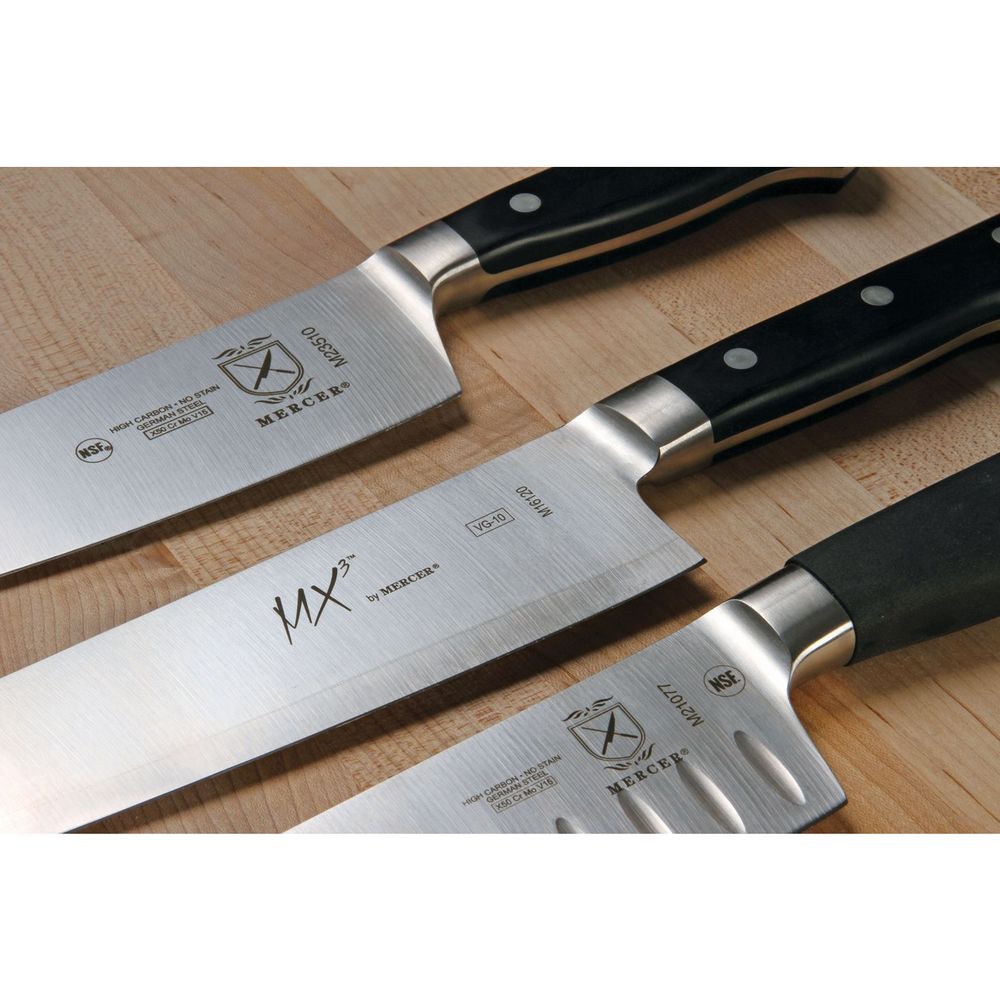 Mercer Culinary Genesis Granton Edge Chefs Knife, 8 inch