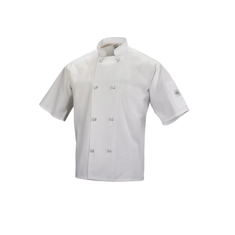 Mercer Culinary Millennia White 4X-Large Unisex Short Sleeve Cook ...