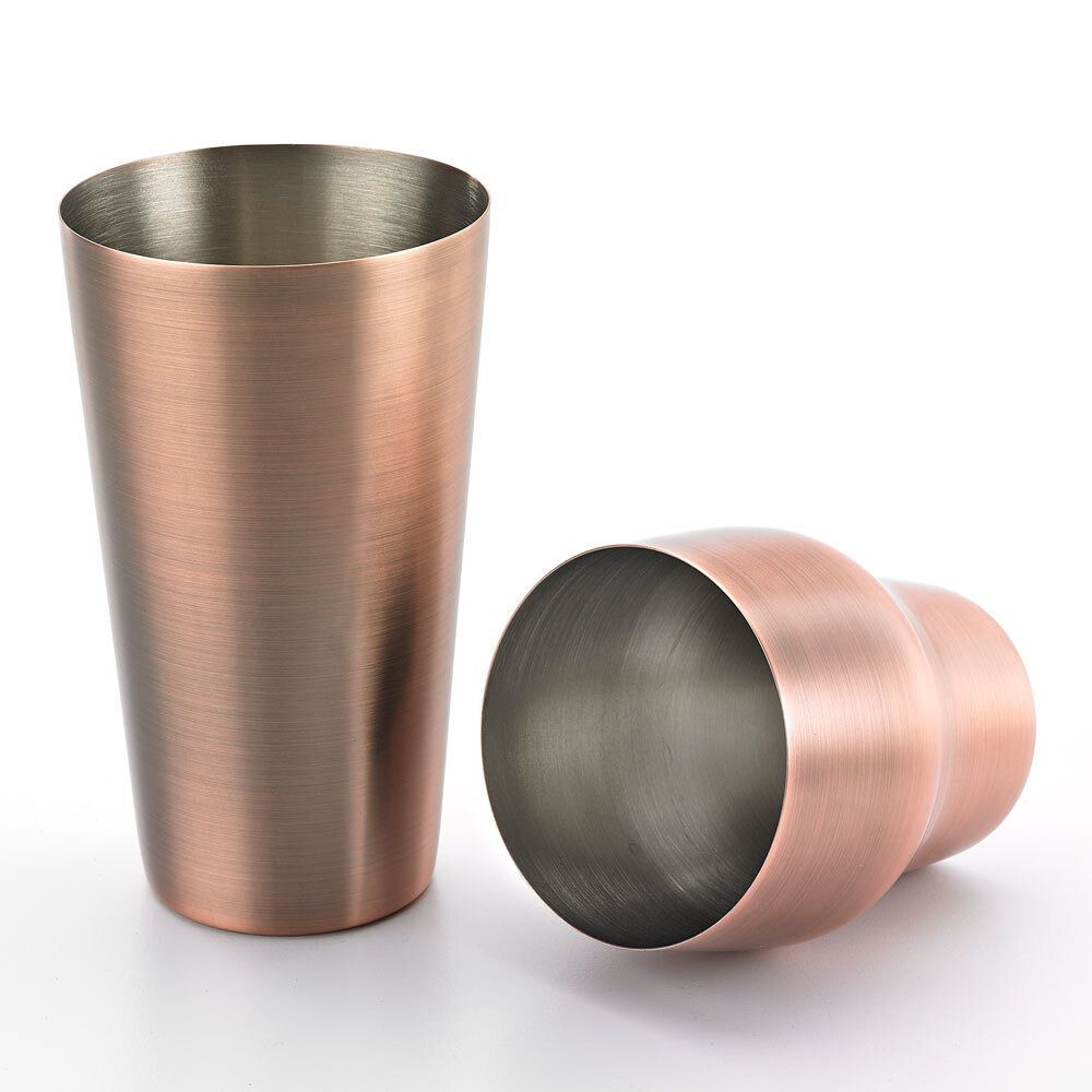 Barfly Antique Copper 2 Piece Cocktail Shaker Set, 24 Ounce ...