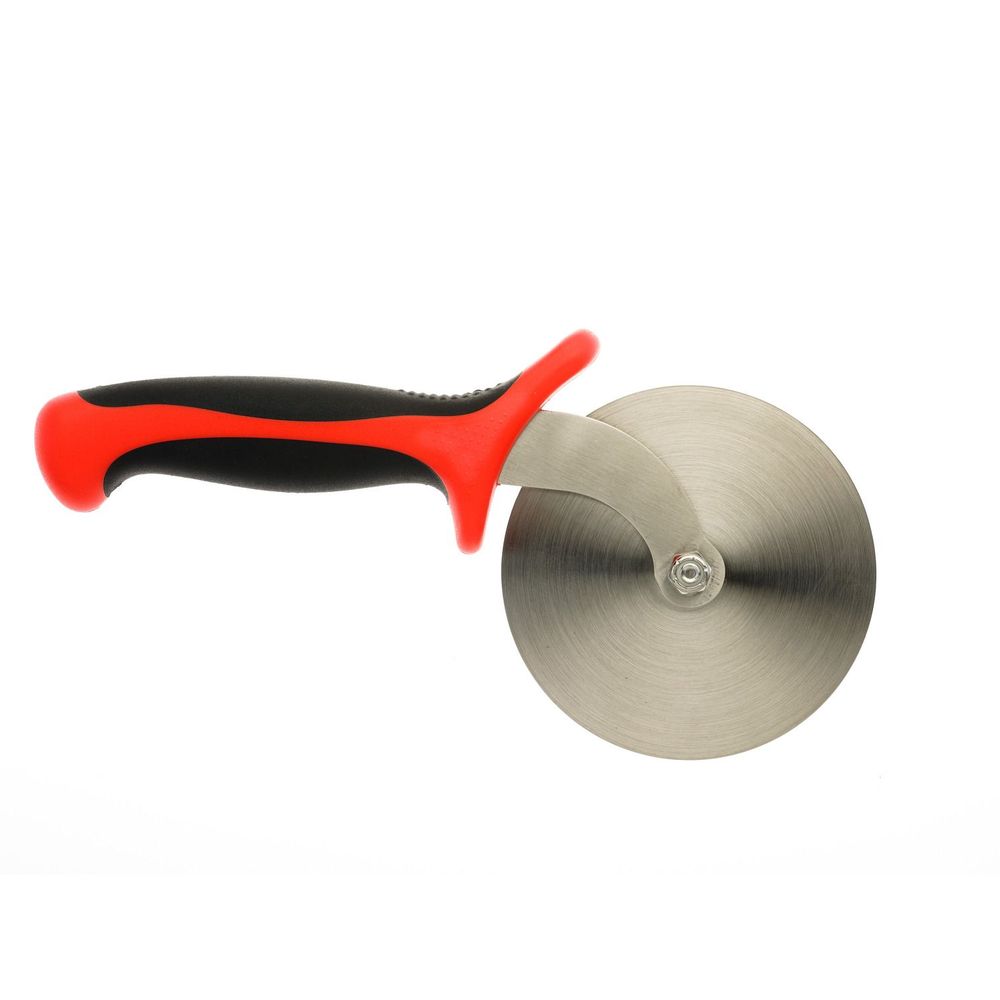 Mercer Culinary Millennia Pizza Cutter with Red Handle, 4 inch Wheel