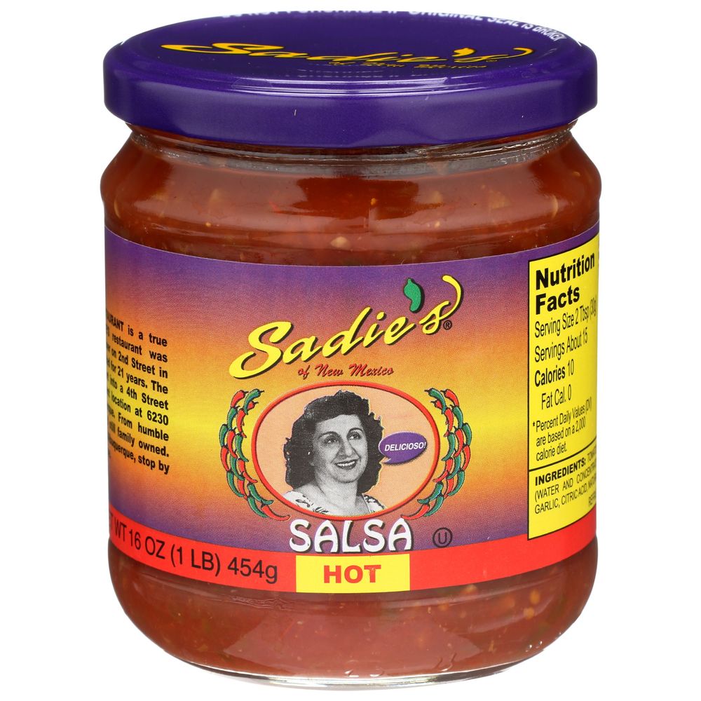 Sadie Hot Salsa, 16 Ounce | FoodServiceDirect.com - Widest Variety in ...