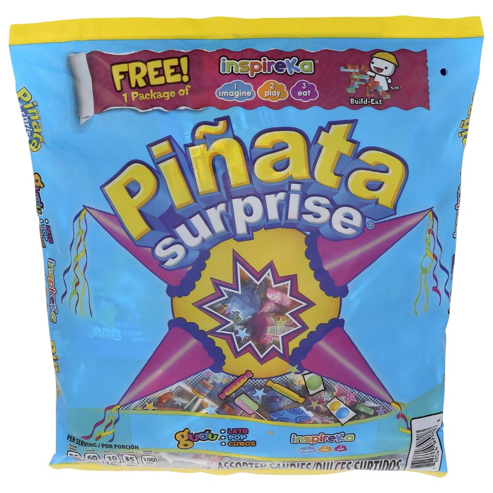 Sonrics Pinata Surprise Assorted Candy, 4.4 Pound Bag -- 5 per case