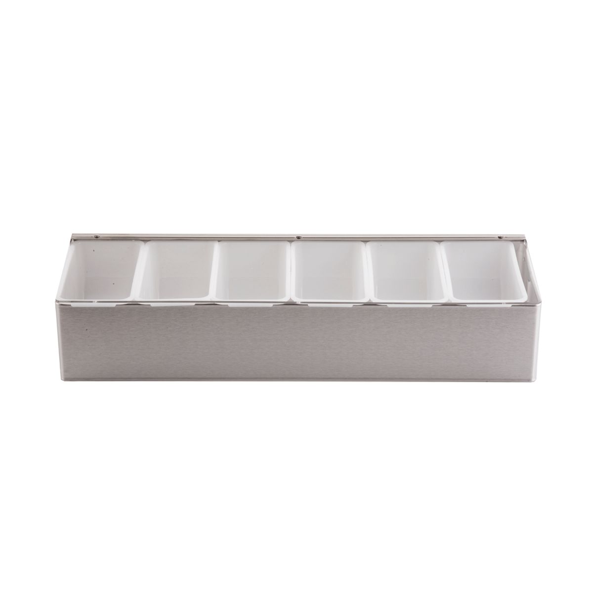 Tablecraft Stainless Steel Open Bottom Condiment Dispenser with Six 1 ...