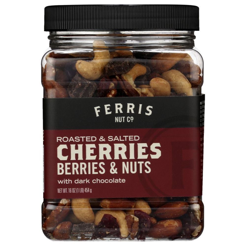 Ferris Coffee and Nut Roasted Salted Cherries Berries and Nuts Mix, 16 ...