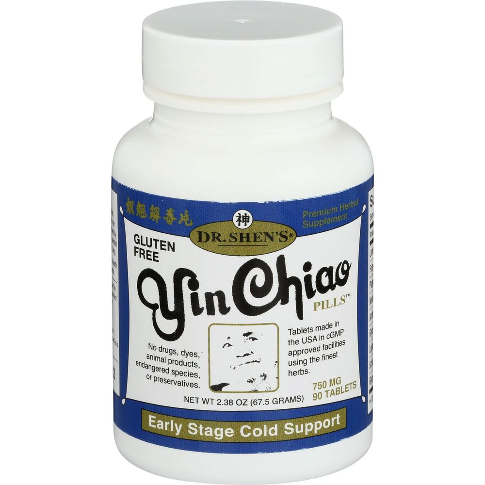 Dr. Shens Yin Chiao Cold and Flu Tablet, 90 count -- 3 per case