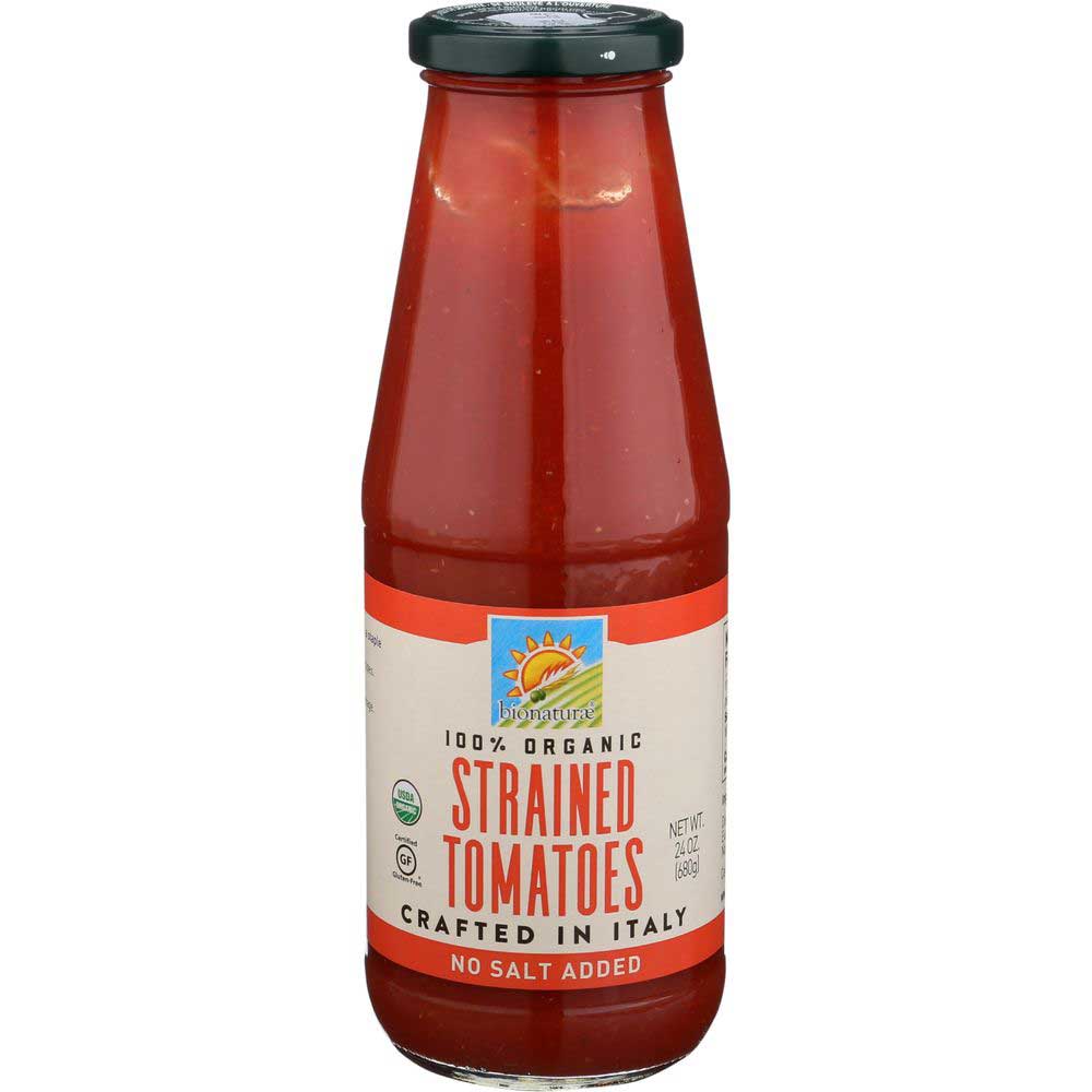 Bionaturae Organic Strained Tomatoes, 24 Ounce -- 6 per case.