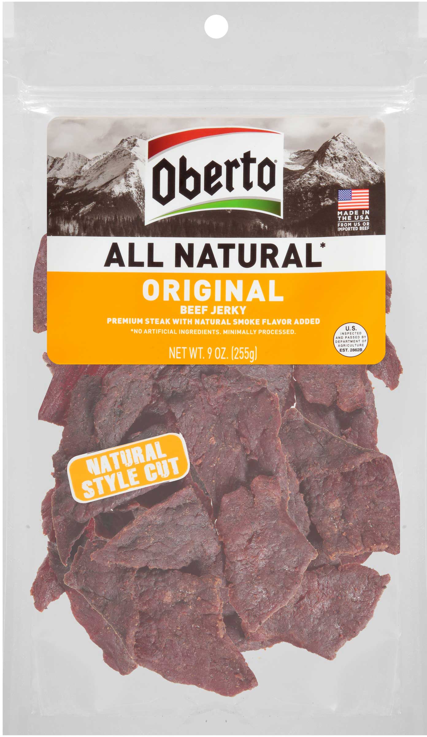 Oberto Mixed 10 Original/5 Teriyaki Beef Jerky - Tower, 9 Ounce -- 15 ...