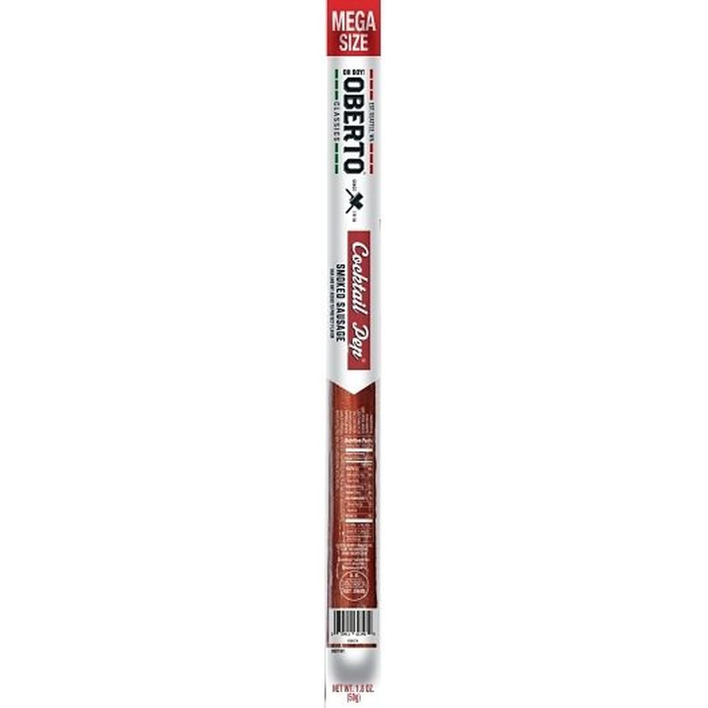 Oberto Cocktail Pep Smoked Sausage Sticks, 1.8 Ounce -- 120 per case