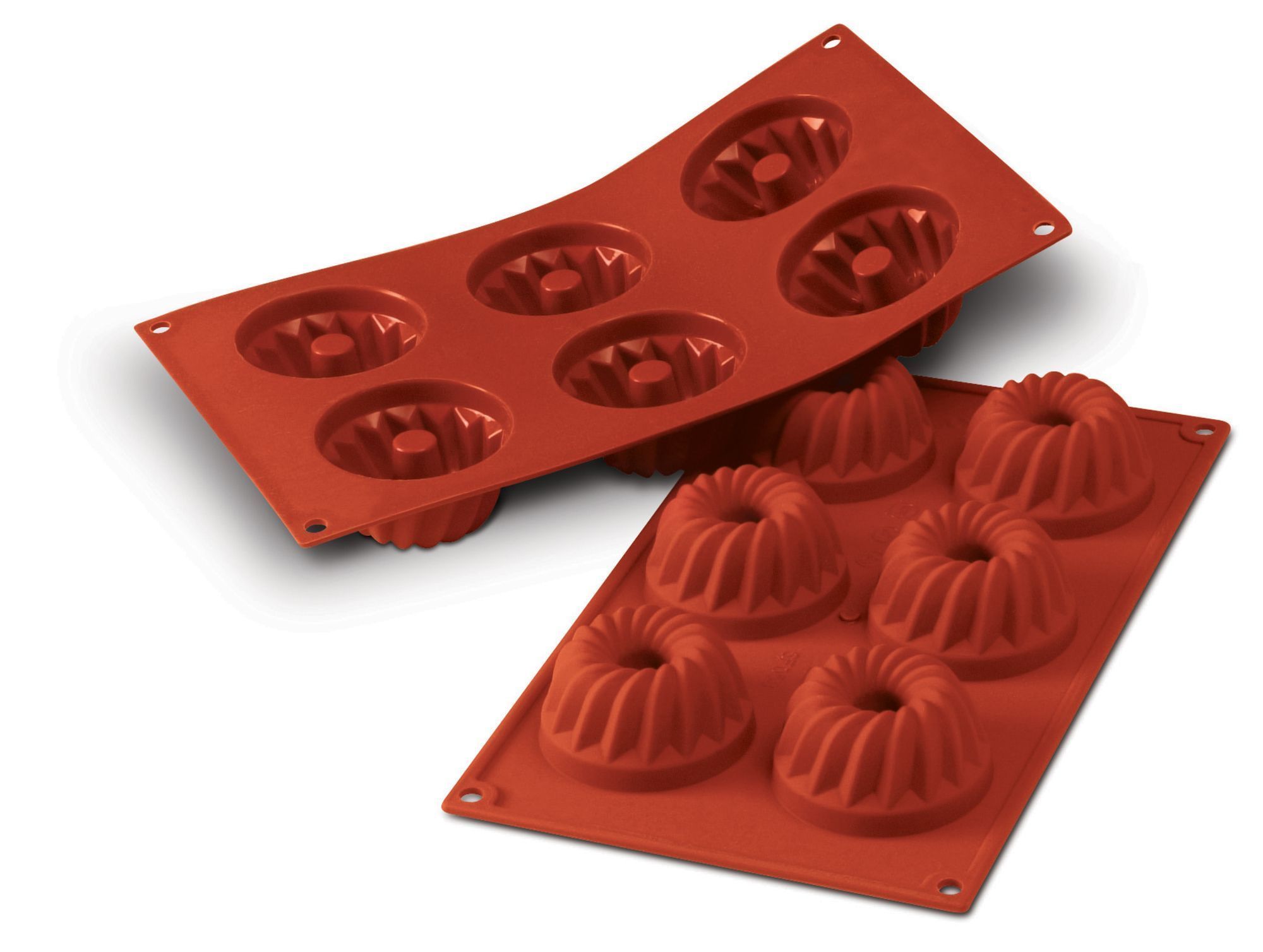 Silikomart SiliconFlex Alimentary Silicone 6 Cavities Kougloff Mold, 2. ...