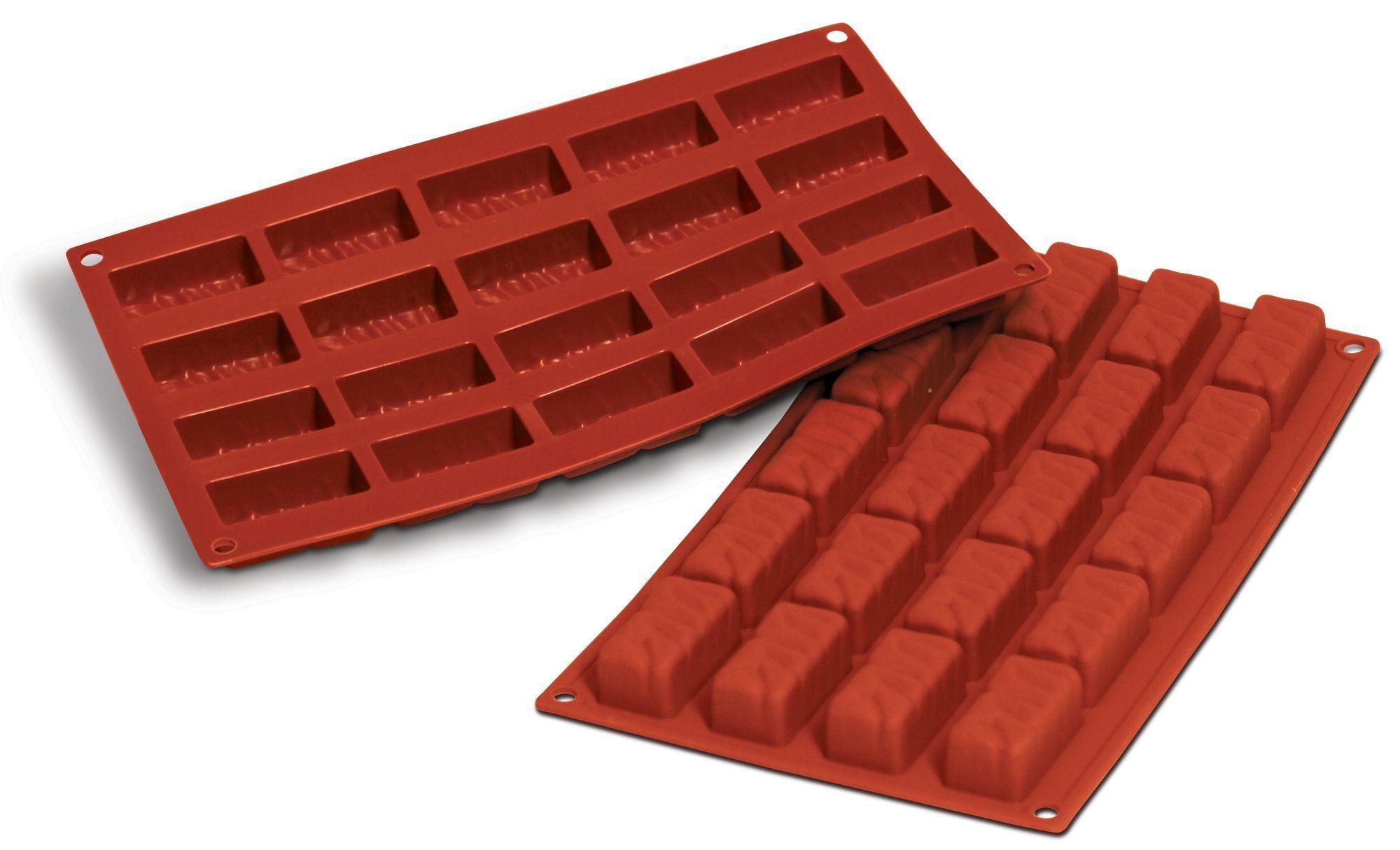 Silikomart SiliconFlex Alimentary Silicone 20 Cavity Nougat Mold, 1.96 ...