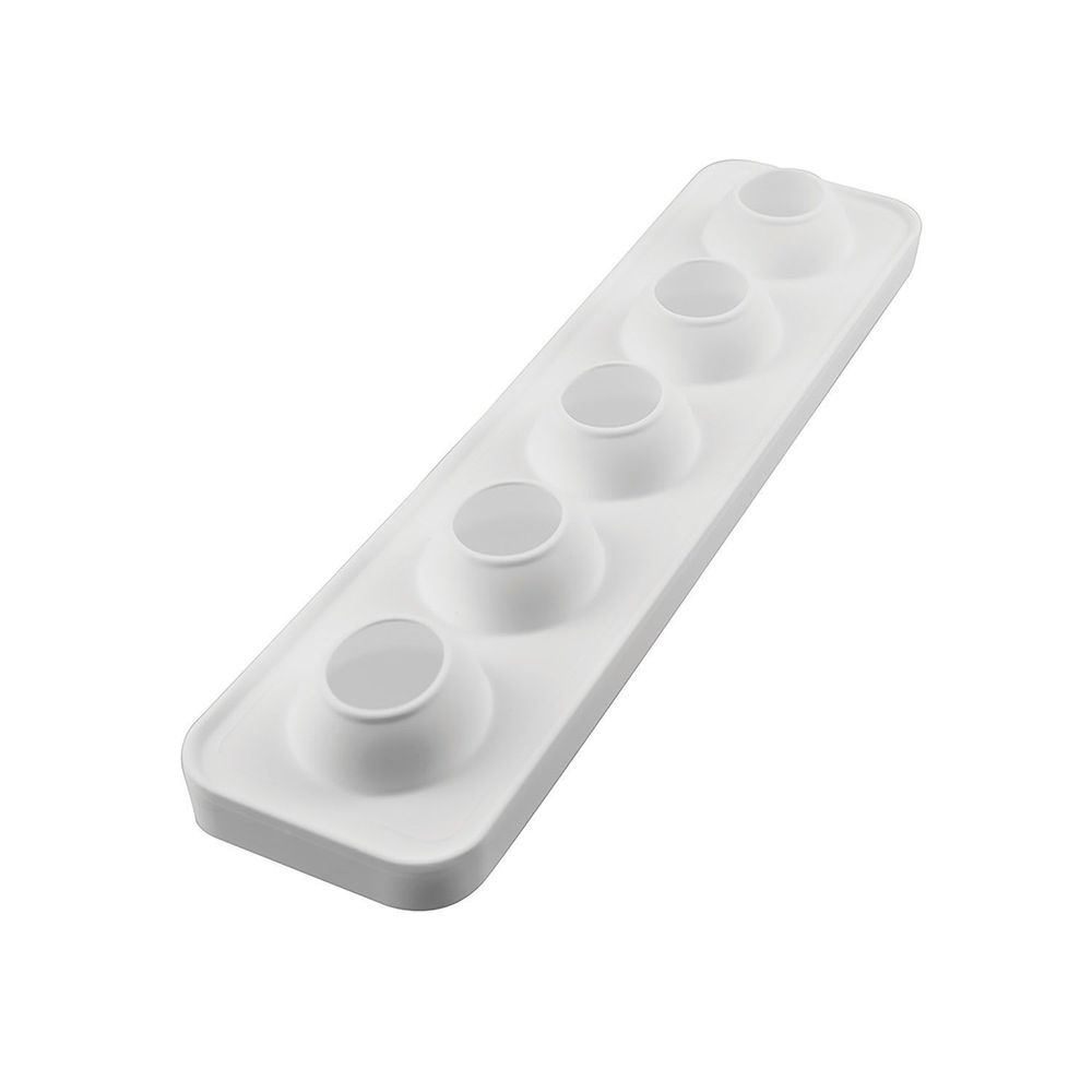 Silikomart Silicone 5 Cavity Pera Fico 115 Mold with Plastic Support ...
