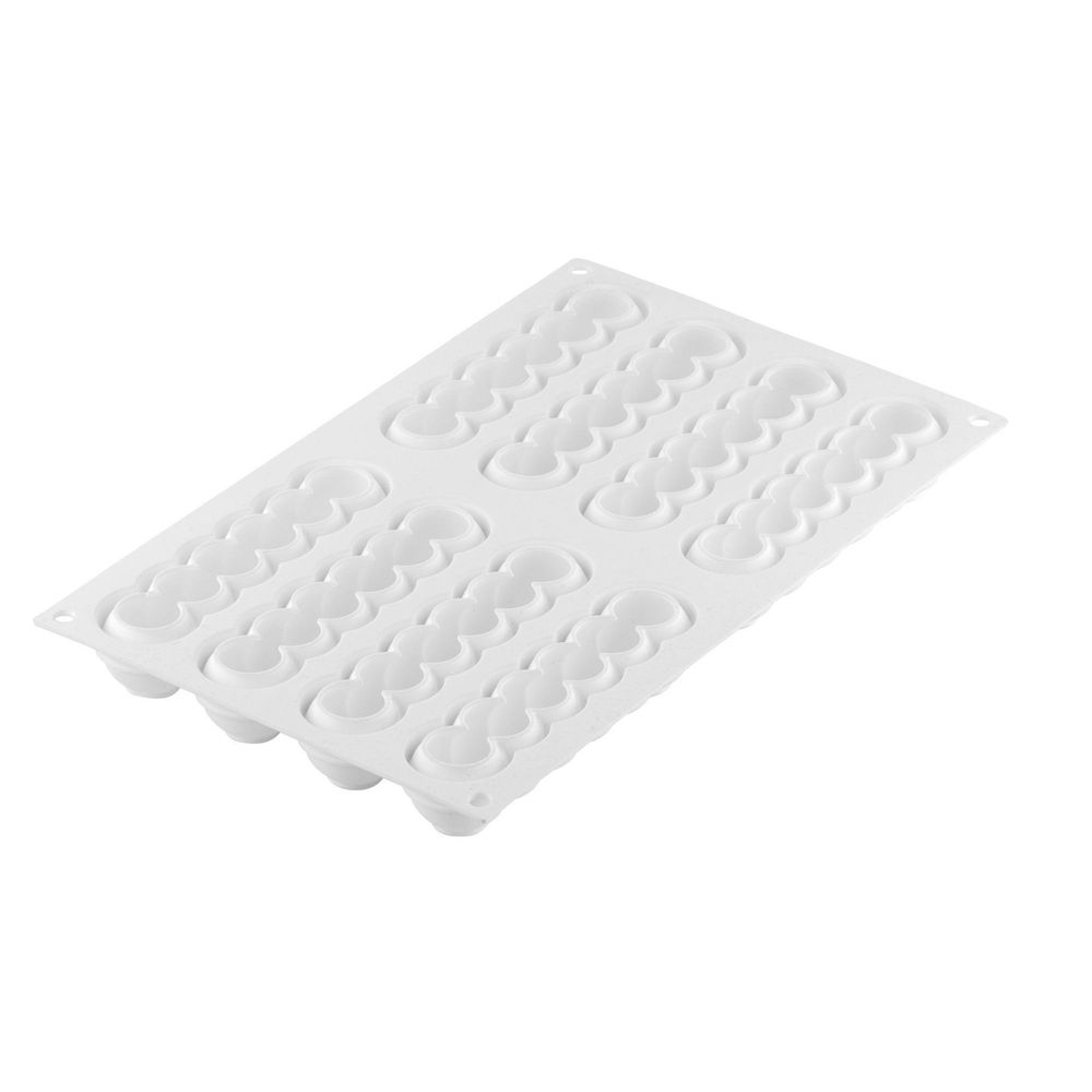 Silikomart CurveFlex Silicone 8 Cavities Truffle Eclair Mold with ...