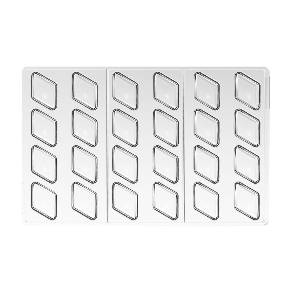 Silikomart Gemma P Number 24 Tritan Mold, 42 x 26 x 16 Millimeter