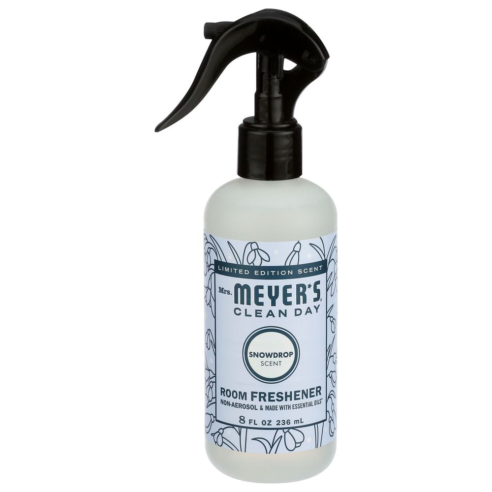 Mrs Meyers Clean Day Snowdrop Room Freshener Spray, 8 Fluid Ounce -- 6 ...