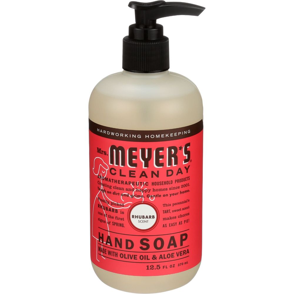 Mrs Meyers Rhubarb Scent Liquid Hand Soap, 12.5 Ounce -- 3 per case