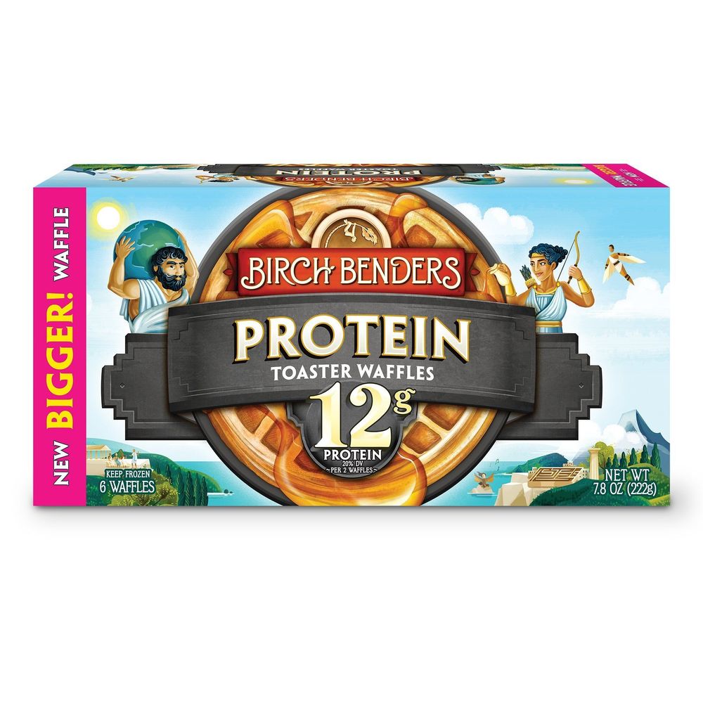 Birch Benders Protein Toaster Waffles, 7.8 Ounce -- 8 per case