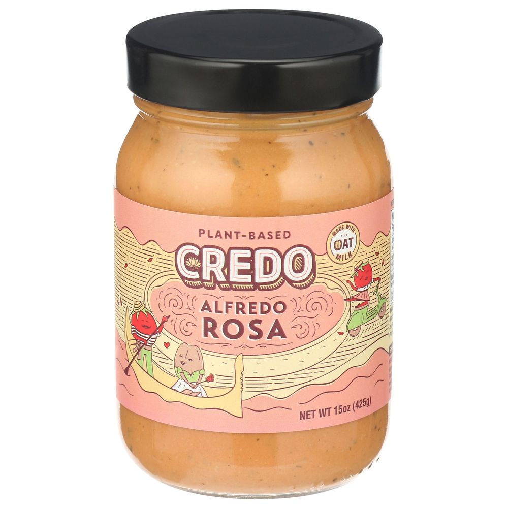 Credo Plant Based Alfredo Rosa Sauce, 15 Fluid Ounce -- 6 per case