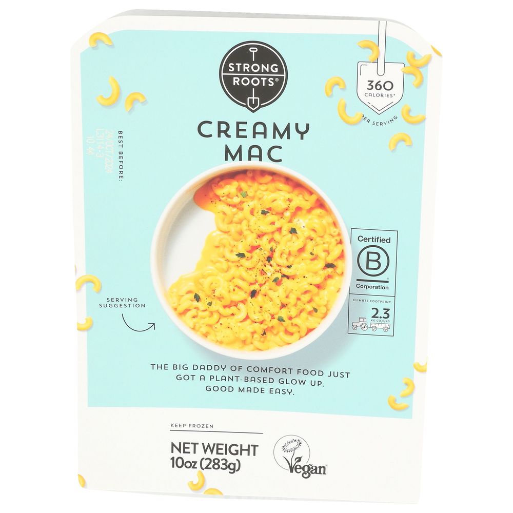 Strong Roots Creamy Mac, 10 Ounce -- 9 per case