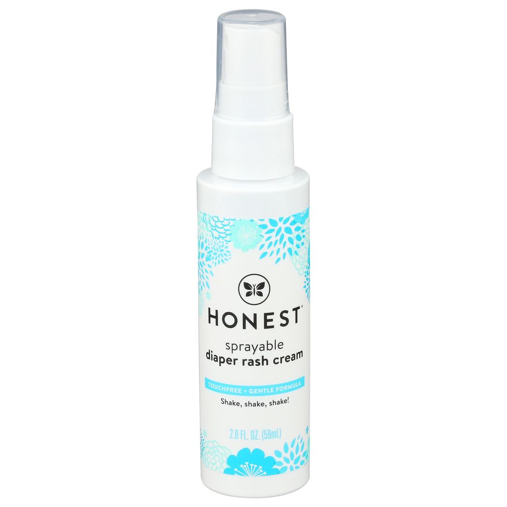 Honest Sprayable Diaper Rash Cream, 2 Fluid Ounce