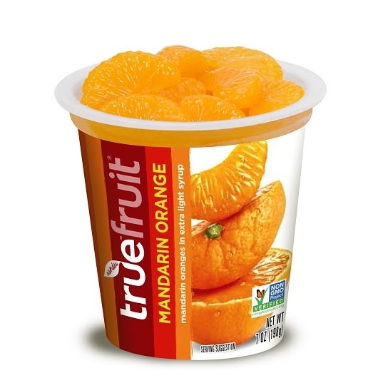 Sundia True Fruit Mandarin Orange with Lid, 7 Ounce -- 12 per case.