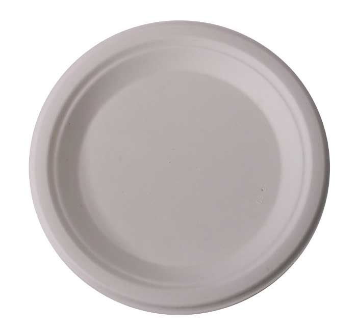 KITCH 24/7 White Compostable Molded Fiber Paper Plate, 9 inch -- 500 ...