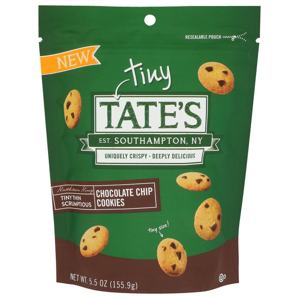 Tates Bake Shop Tiny Chocolate Chip Cookies, 5.5 Ounce -- 6 per case