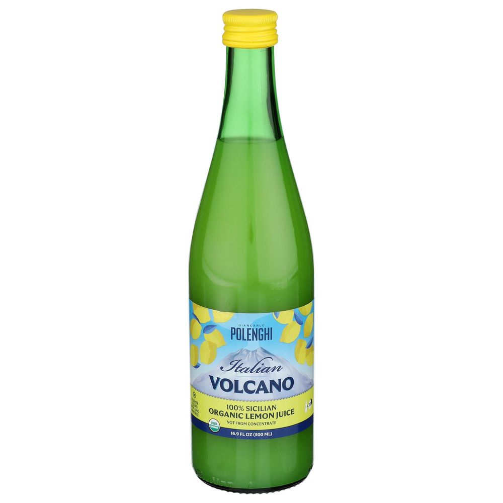 Volcano Organic Lemon Juice, 500 Milliliter -- 12 per case