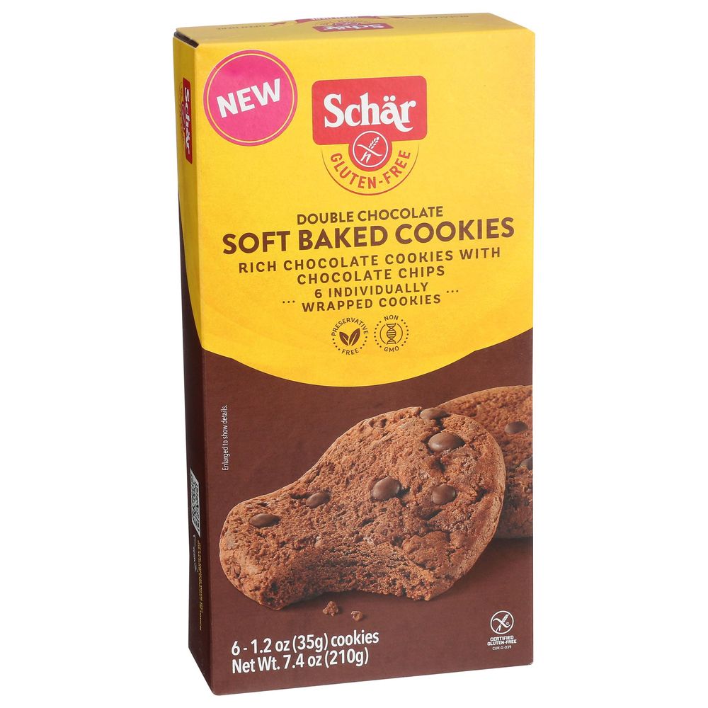 Schar Double Chocolate Soft Baked Cookies | FoodServiceDirect