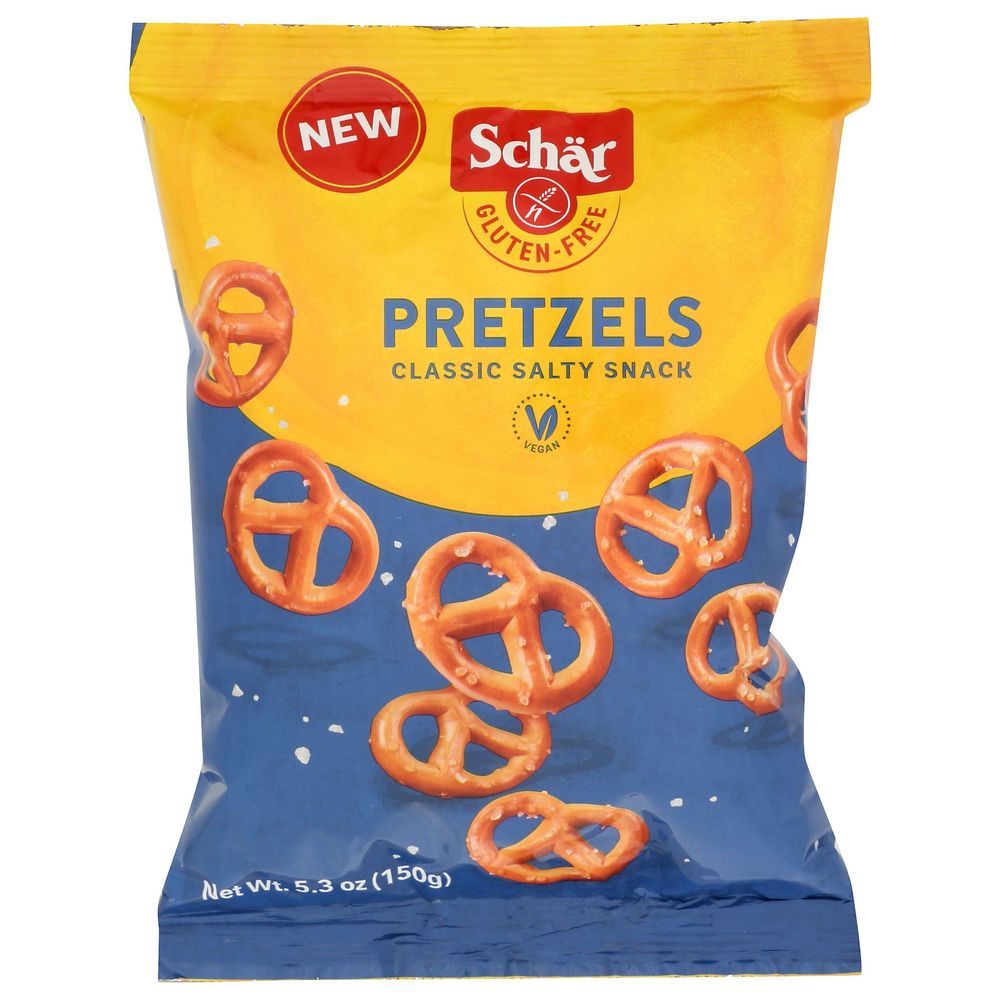 Schar Pretzels Classic Salty Snack, 5.3 Ounce -- 6 per case
