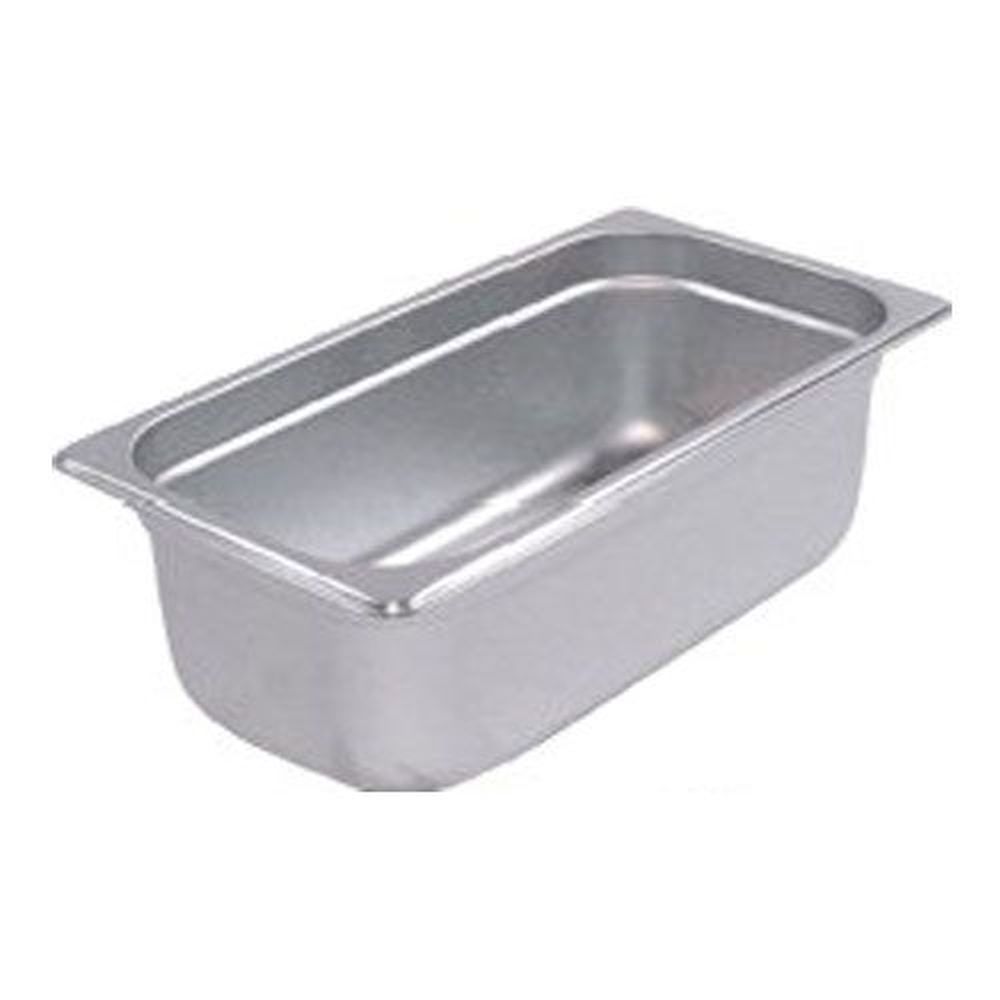 Winco SPJP-304 23 Gauge 18/8 Stainless Steel Third Size Anti-Jam Steam ...